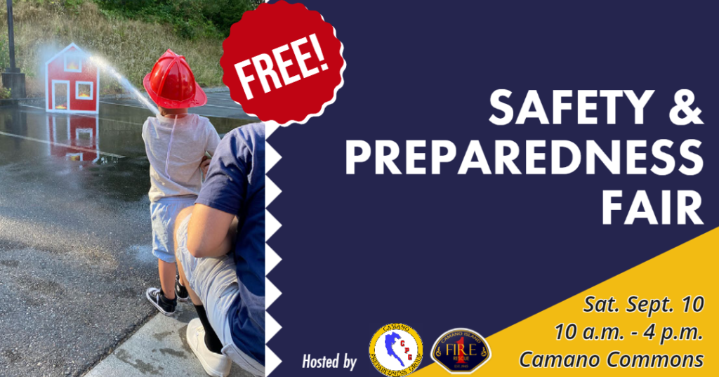 Join us for the Safety & Preparedness fair Sept. 10 - Camano Island ...