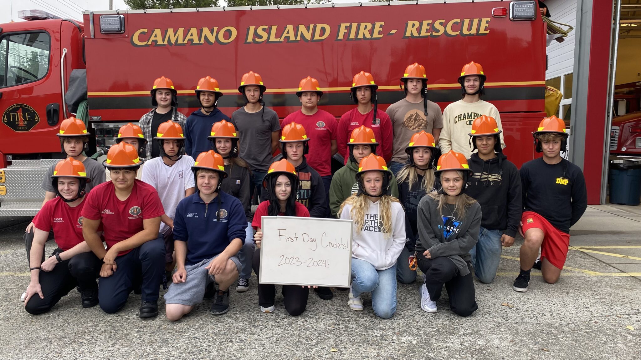 Bequest means new helmets for our high school fire cadets - Camano ...